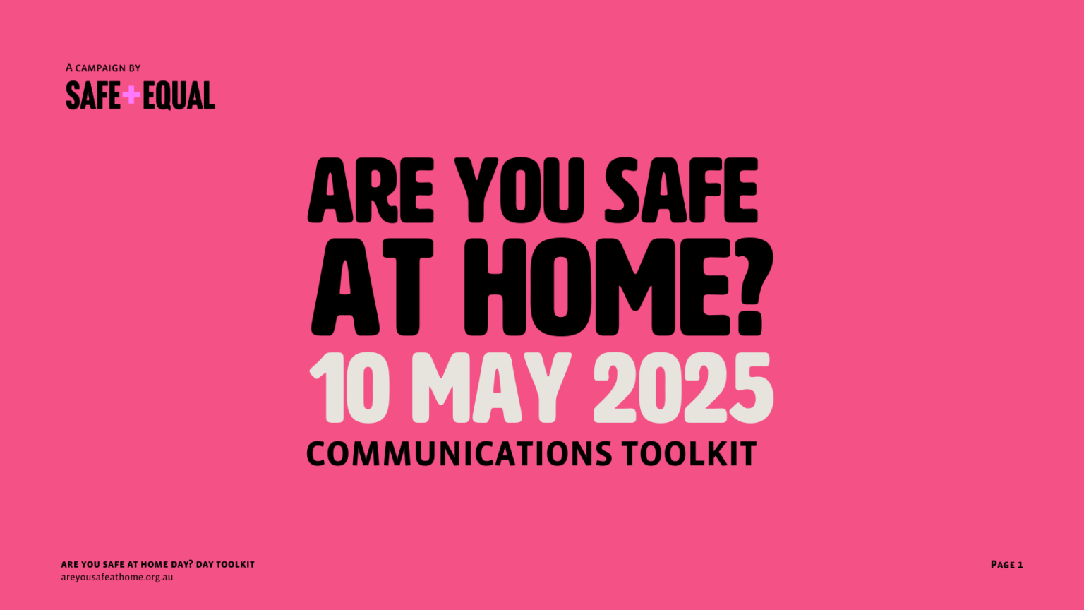 Are You Safe At Home? Day - Are You Safe at Home?